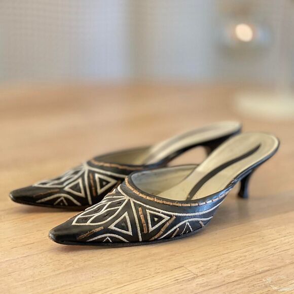 Luna Rosa by PAZZO | Shoes | Vintage Y2k Luna Rosa By Pazzo Black Brown ...